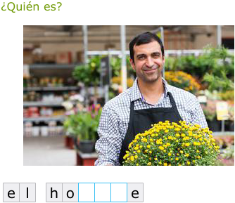 IXL | Provide nouns to identify people | Spanish