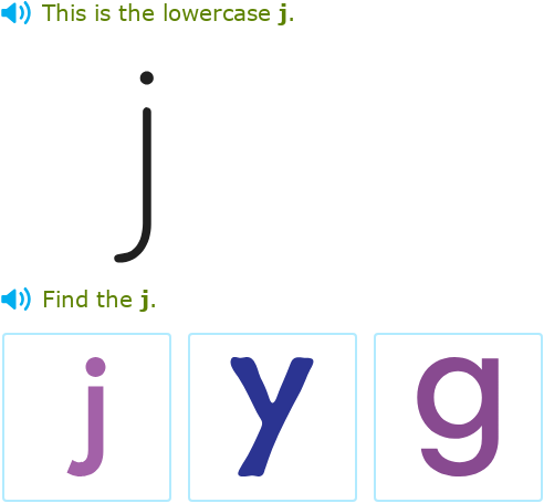 IXL | Learn the letter J | Kindergarten language arts
