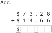 IXL | Add money amounts | 5th grade math