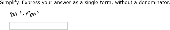 IXL - Multiplication rule for exponents (Algebra 1 practice)
