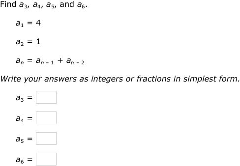 IXL - Find terms of a recursive sequence (Precalculus practice)
