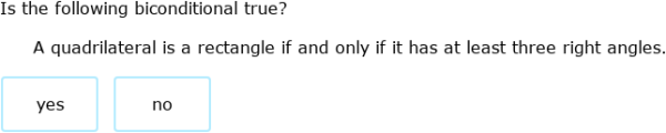 IXL - Biconditionals (Geometry practice)