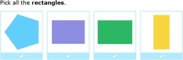 IXL | Select two-dimensional shapes | Kindergarten math