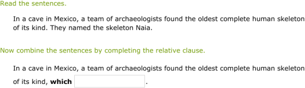 IXL | Combine sentences using relative clauses | 7th grade language arts
