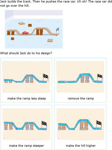 IXL | Design a race car track | Kindergarten science