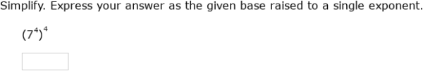 IXL | Power rule | 7th grade math