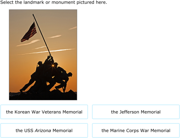 IXL | Identify American landmarks and monuments: part II | 5th grade ...
