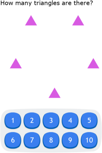 IXL | Count shapes in rings - up to 9 | Kindergarten math