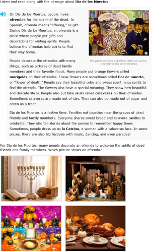 IXL | Día de los Muertos | 2nd grade social studies