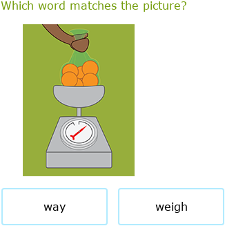 IXL | Homophones with pictures | 3rd grade language arts