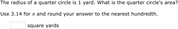 IXL | Quarter circles: calculate area, perimeter, and radius | 7th ...