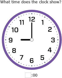 IXL | Read clocks and write times: to the hour | 2nd grade math