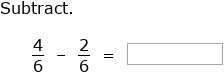 IXL | Subtract fractions with like denominators | 4th grade math