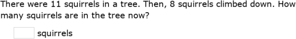IXL | Subtraction word problems with models - up to 20 | 1st grade math