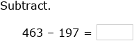 IXL | Subtract three-digit numbers: with regrouping | 3rd grade math