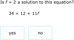 IXL | Does x satisfy an equation? | 6th grade math