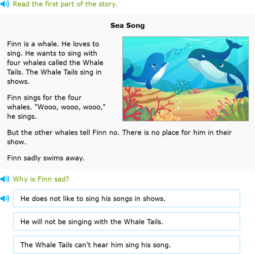 IXL | Read animal fantasy | 1st grade language arts