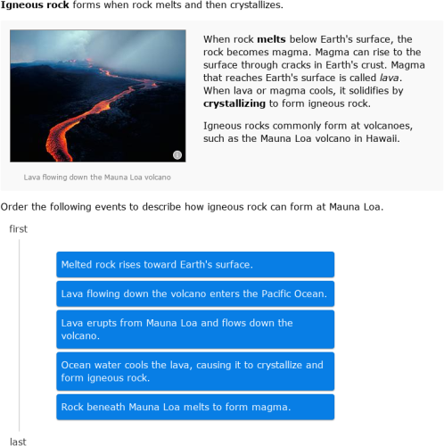 IXL | Introduction to the rock cycle | 8th grade science