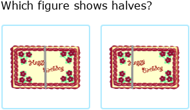 IXL | Identify halves and fourths | 2nd grade math