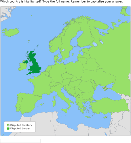 IXL | Name countries of Europe: region 1 | 7th grade social studies