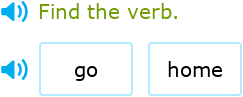 IXL | Find the action verb | Kindergarten language arts
