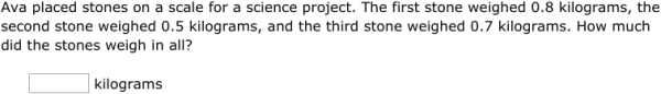 IXL | Add 3 or more decimals: word problems | 4th grade math