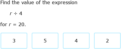 IXL | Evaluate variable expressions | 2nd grade math