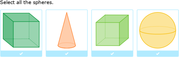 IXL | Spheres | 1st grade math