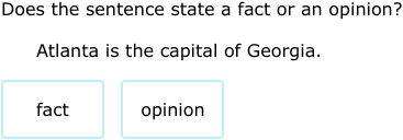 IXL | Identify facts and opinions | 4th grade social studies
