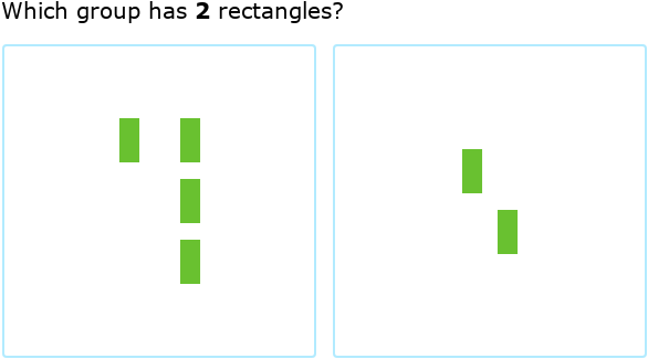 IXL | Represent numbers with shapes - up to 5 | Kindergarten math