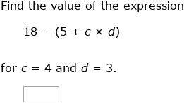 IXL | Evaluate multi-variable expressions | 6th grade math
