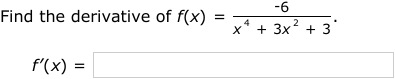 IXL - Find derivatives of rational functions (Calculus practice)