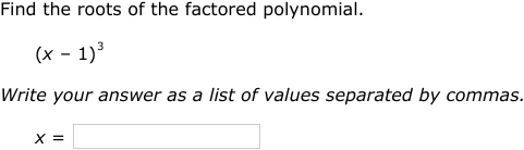 IXL - Find the roots of factored polynomials (Algebra 2 practice)