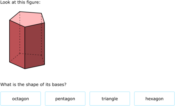 IXL | Bases of three-dimensional figures | 7th grade math