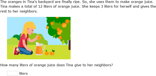IXL | Measurement word problems: liters | 3rd grade math
