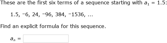 IXL - Checkpoint: Sequences (Algebra 1 practice)