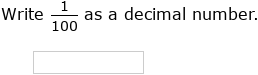 IXL | Convert fractions to decimals: denominators of 10 and 100 | 4th ...