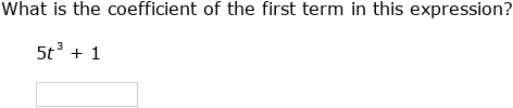 IXL | Identify coefficients | 6th grade math