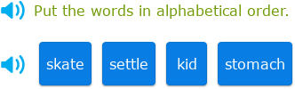 IXL | Order alphabetically based on the first two letters | 2nd grade ...