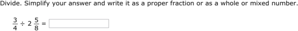 IXL | Divide mixed numbers | 7th grade math