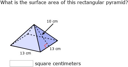 IXL | Surface area of rectangular pyramids | 8th grade math